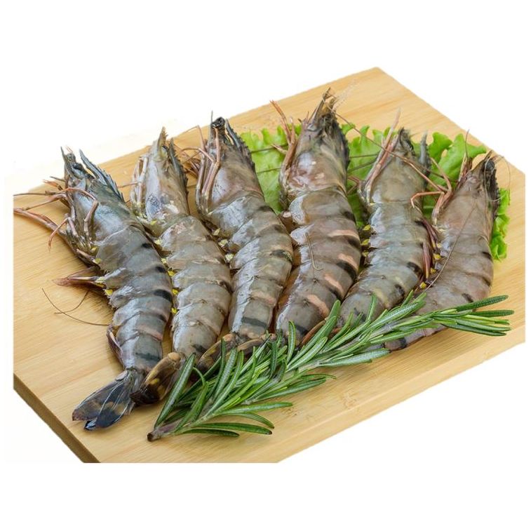 Prawns - Black Tiger 16-20 Pcs | 2 Kg Iqf From Vietnam Asc Certified F